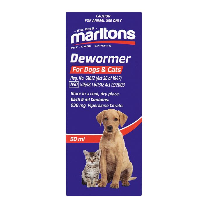 Dewormer For Dogs | Marltons Pet Care Experts