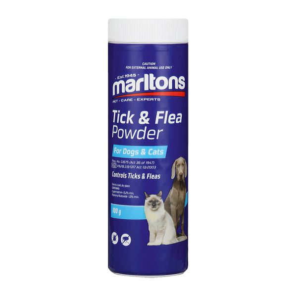 Tick & Flea Powder For Dogs | Marltons Pet Care Experts